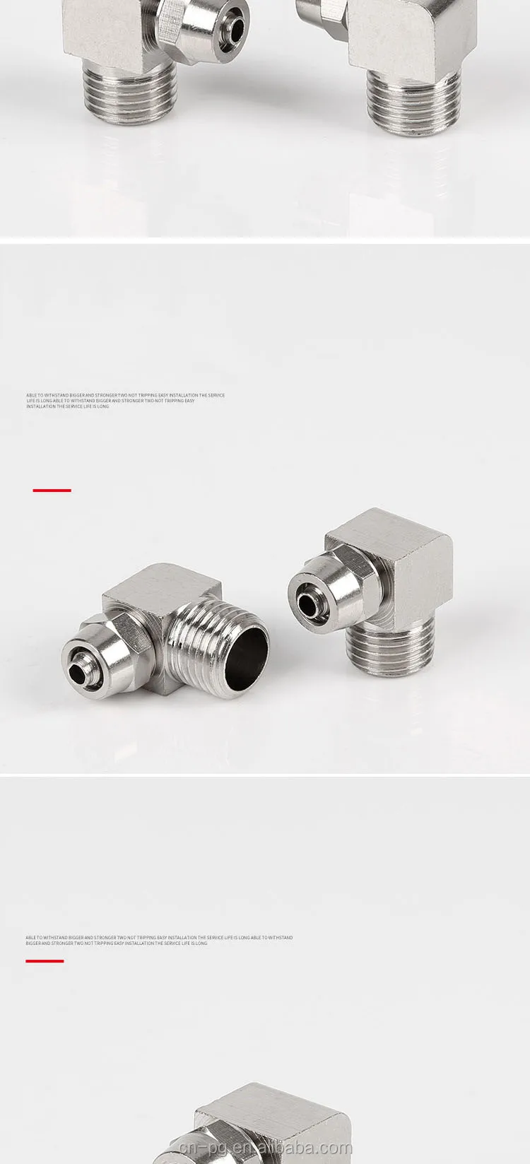 Kll Copper Right Angle Elbow Locking Air Hose Quick Connector Locking ...