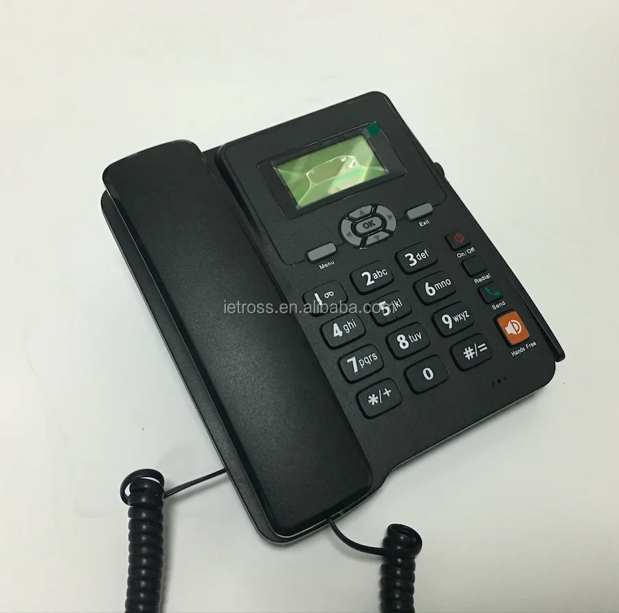 Low Price !! Dual Sim Card Slot Desk Gsm Fixed Landline Phone - Buy ...