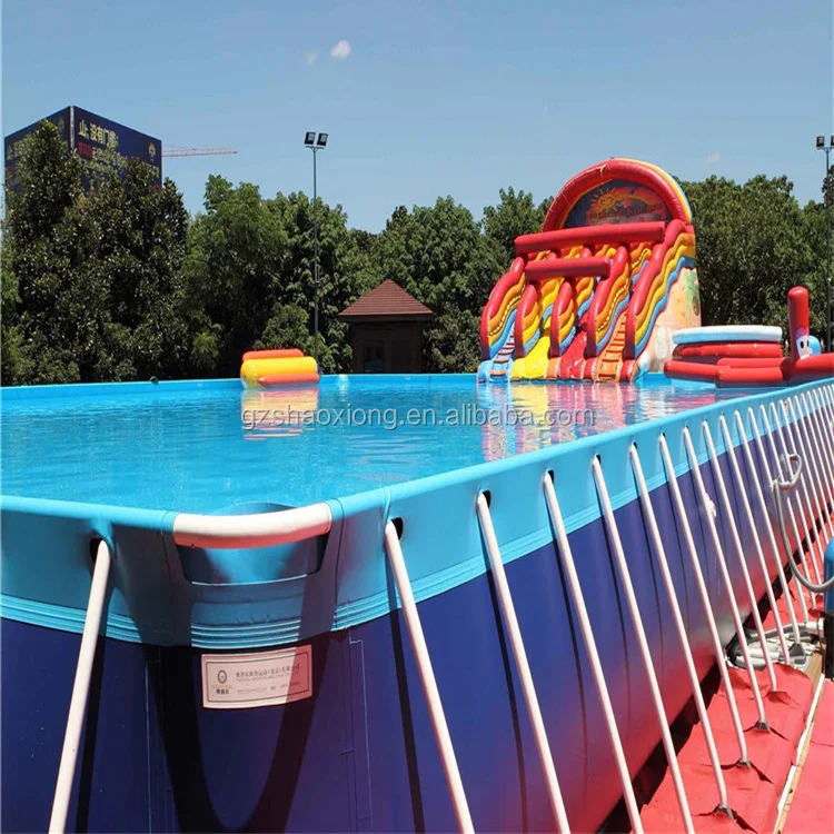 Inflatable Metal Steel Frame Swimming Pool - Durable & Fun