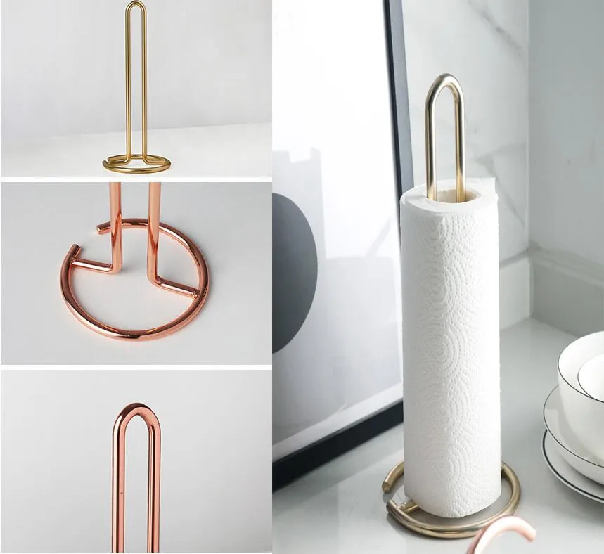 Brushed Gold Kitchen Stand Towel Tissue Roll Holder Kitchen Paper Holder Buy Kitchen Paper brushed-gold-kitchen-stand-towel-tissue-roll-holder-kitchen-paper-holder-buy-kitchen-paper