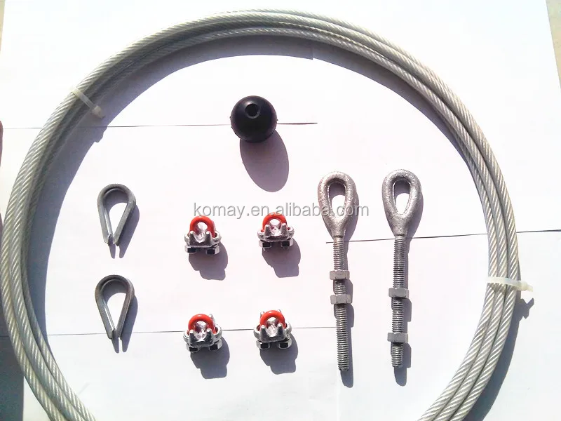 Komay High Quality Wire Rope Festoon System/ Wire Rope Trolley Festoon ...