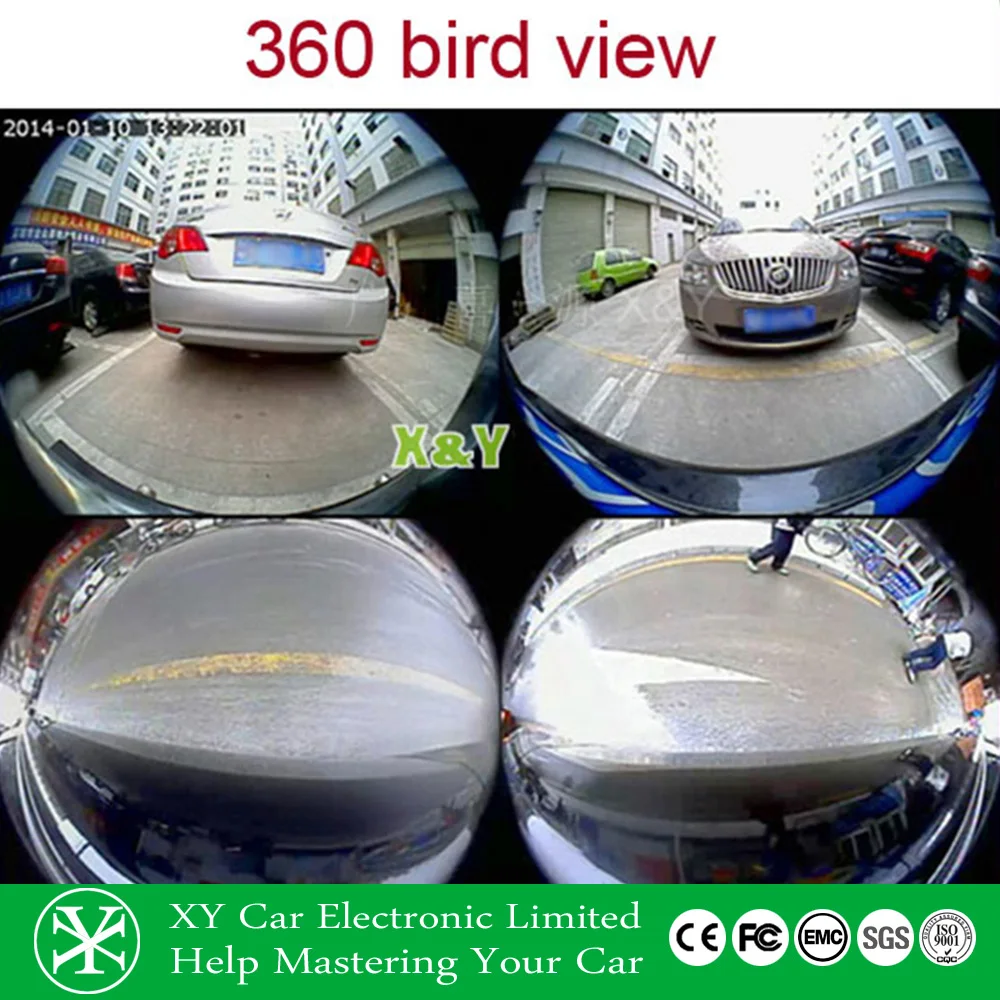 Saferdriving 3D AVM Blind Spot around View Car Monitor