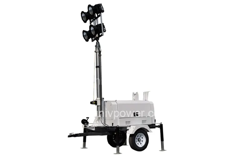 Construction Diesel Portable Manual Light Towers/lighting Towers ...