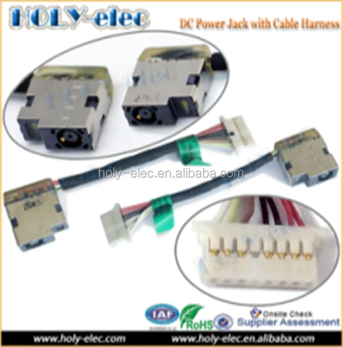 For Foxconn Dc Power Jack With Cable Harness For Hp Stream 799735-s51 ...
