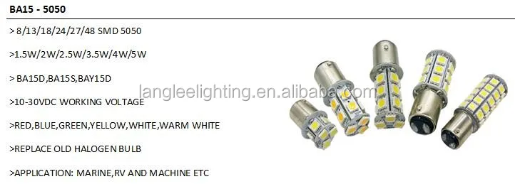 Smallest B15 Mini Ba15d Bay15d Ba15s 8smd 5050 1156 1157 Auto Led Lamp ...