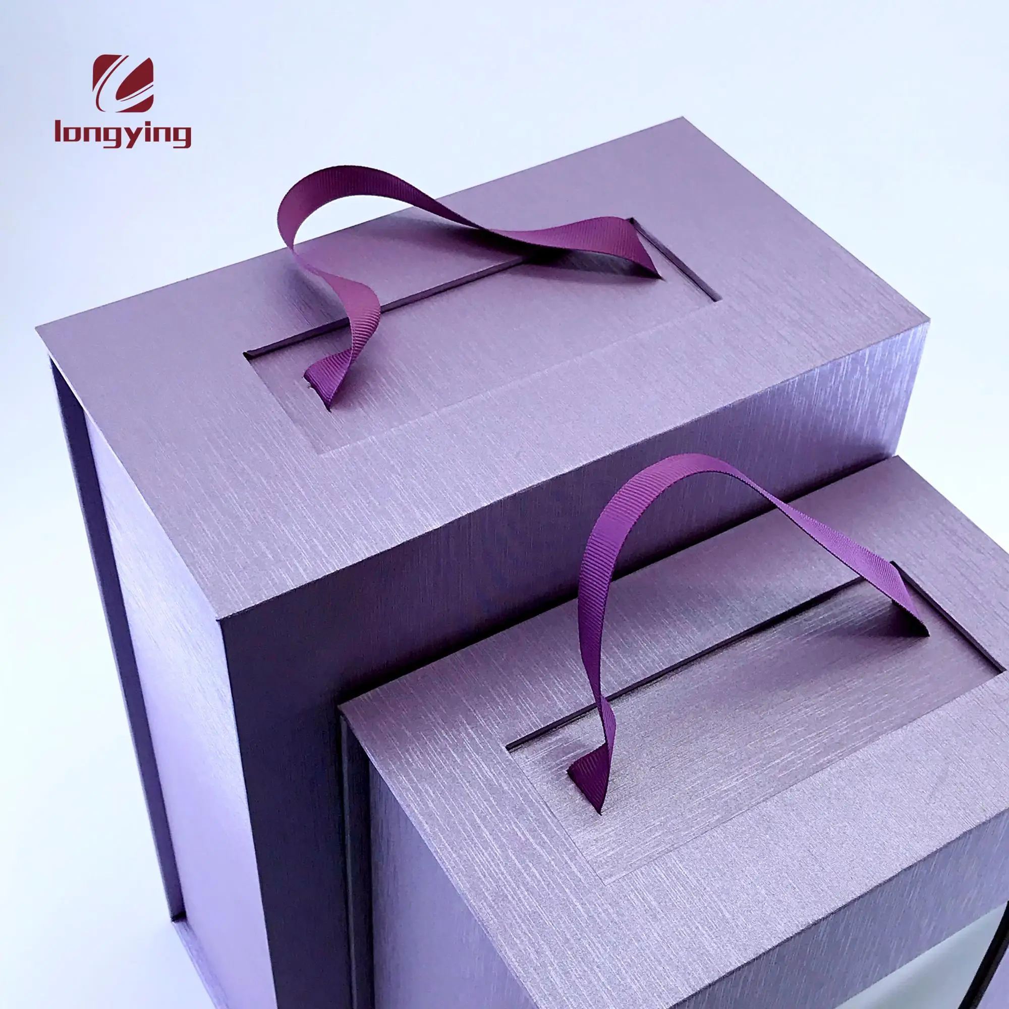 Luxury Purple Packaging - Elegant Gift Boxes for Shoes