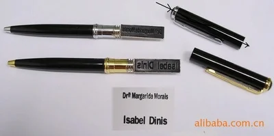 Office Stylo OEM Personalized Self-Inking Name Stamping Pens