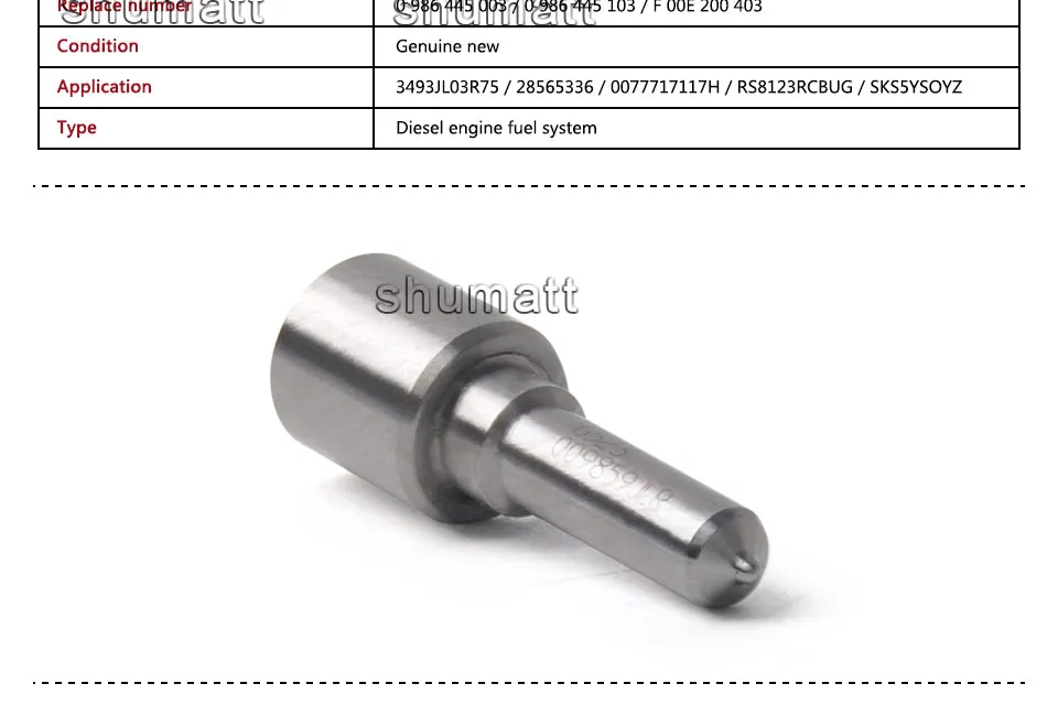 正品新型柴油喷油器柴油喷油嘴g523适用于28565336 3493jl03r75 A + 质量喷油嘴 - Buy G523,28565336 ...