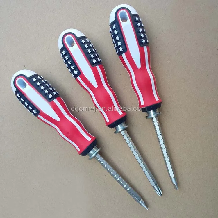 2 Way Interchangeable Spiral Ratchet Screwdriver With Phillips And ...