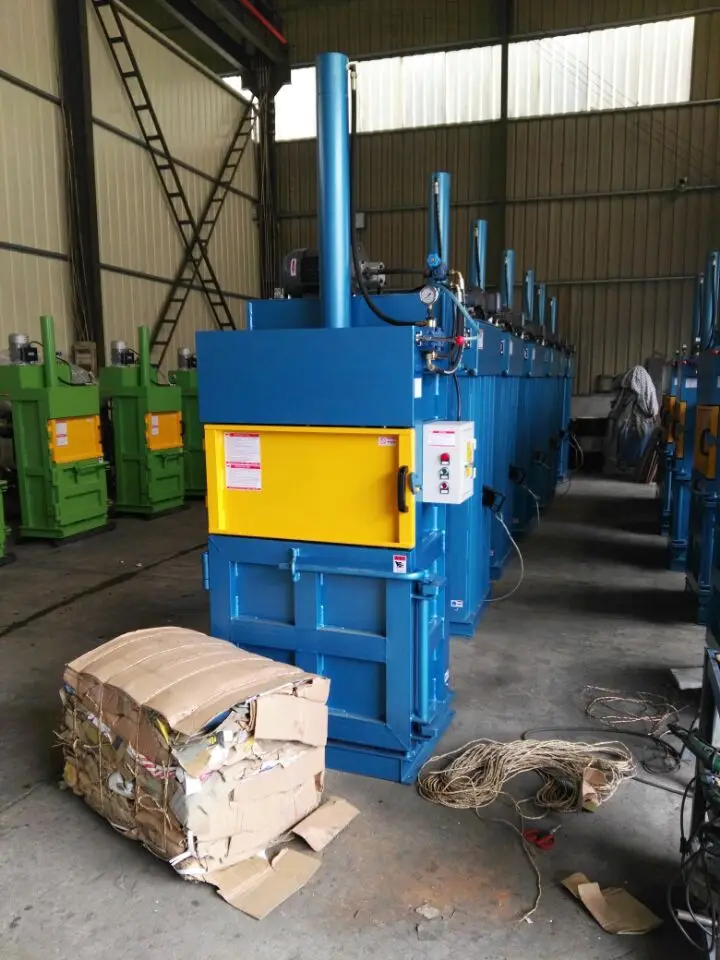 Vertical Hydraulic Carton Paper Cardboard Plastic Bottle Press Baler ...