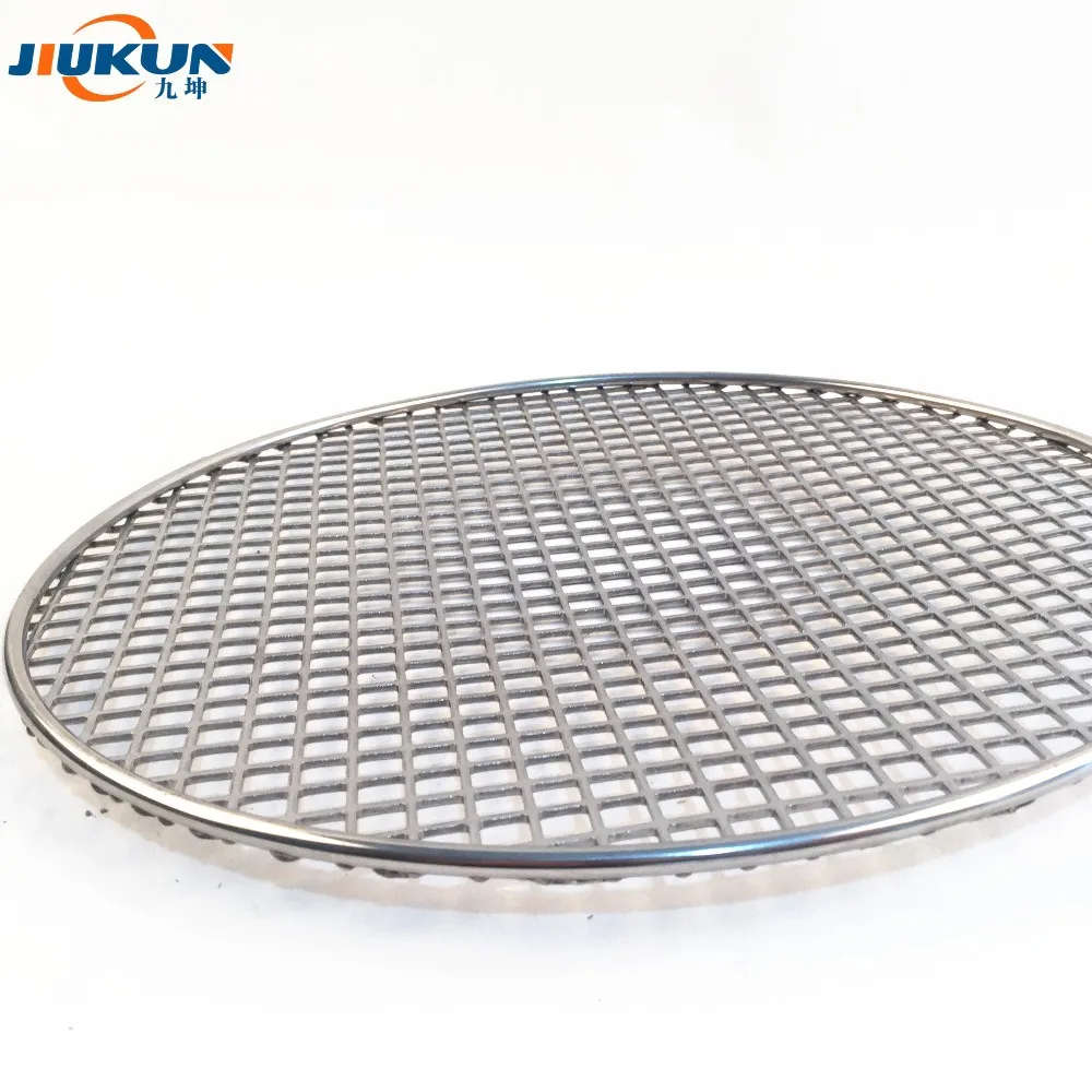 Stainless Steel 304 Bbq Net Round Bbq Net With Square Punched Hole ...