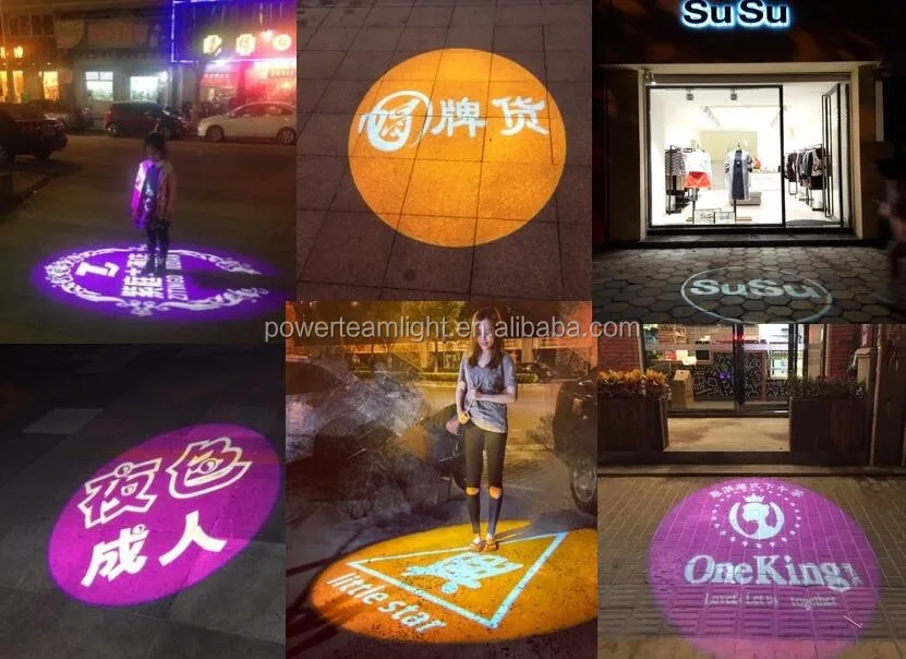 60w Outdoor Ip65 Waterproof Gobo Logo Projector,Laser Logo Projector ...