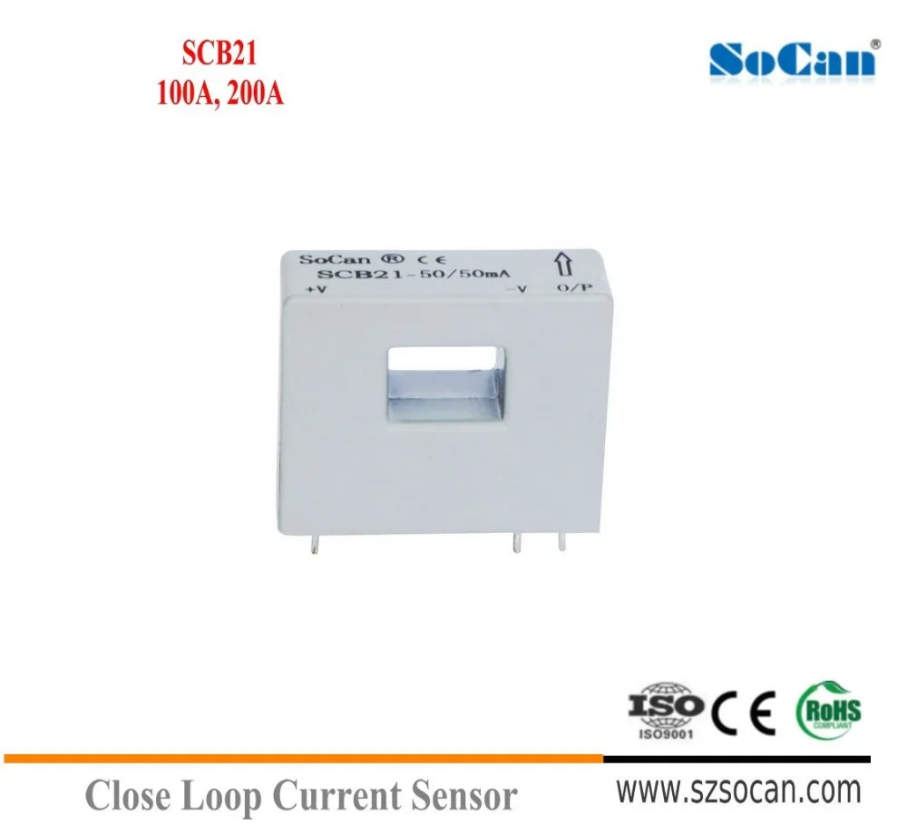 Scb21 Series Hall Effect 100 Amp,200 Amps Dc Current Sensor - Buy Hall ...