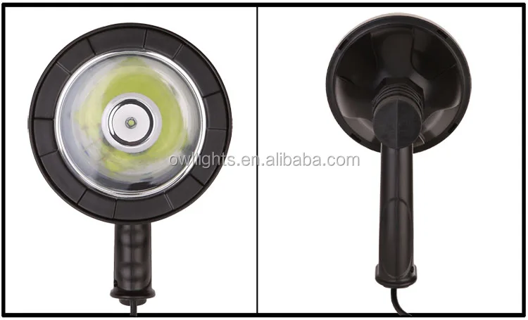 Super Bright 10w Led Hunting Search Light 12v Led,Hid,Halogen Handheld ...
