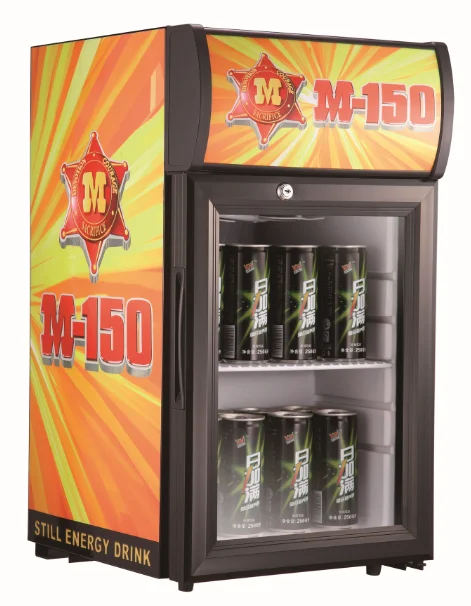 Glass Door Table Top/counter Top Bar Fridge Portable Refrigerator ...