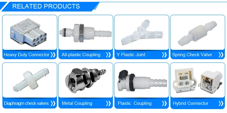 Small Plastic Quick Disconnect Coupler Plug - YRC