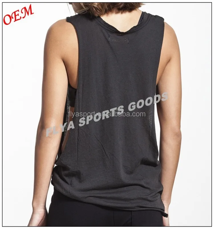 High Lightweight Soft Yoga Wear Low Cut Womens Sport Tank Top - Buy ...