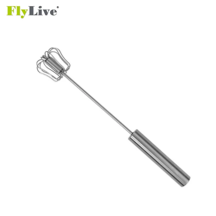 Stainless Steel Turbo Hand Held Whisk Tool Auto Rotating Whip Mixes ...