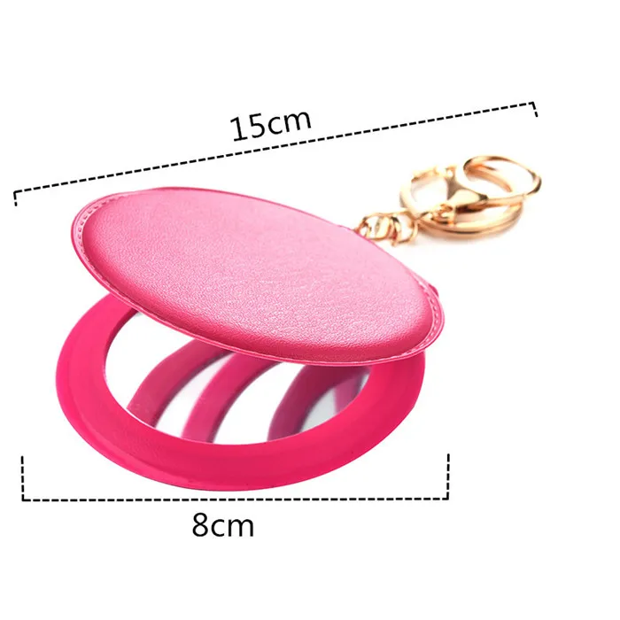 Cosmetic Mirror Keychain Mini Round Mirror Key Chain - Buy Cosmetic ...