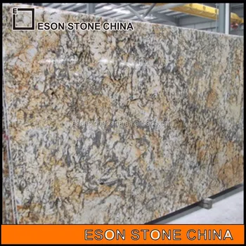 Eson Stone 89 Giallo Zeus Granite Big Slab For Granite Exterior Wall ...