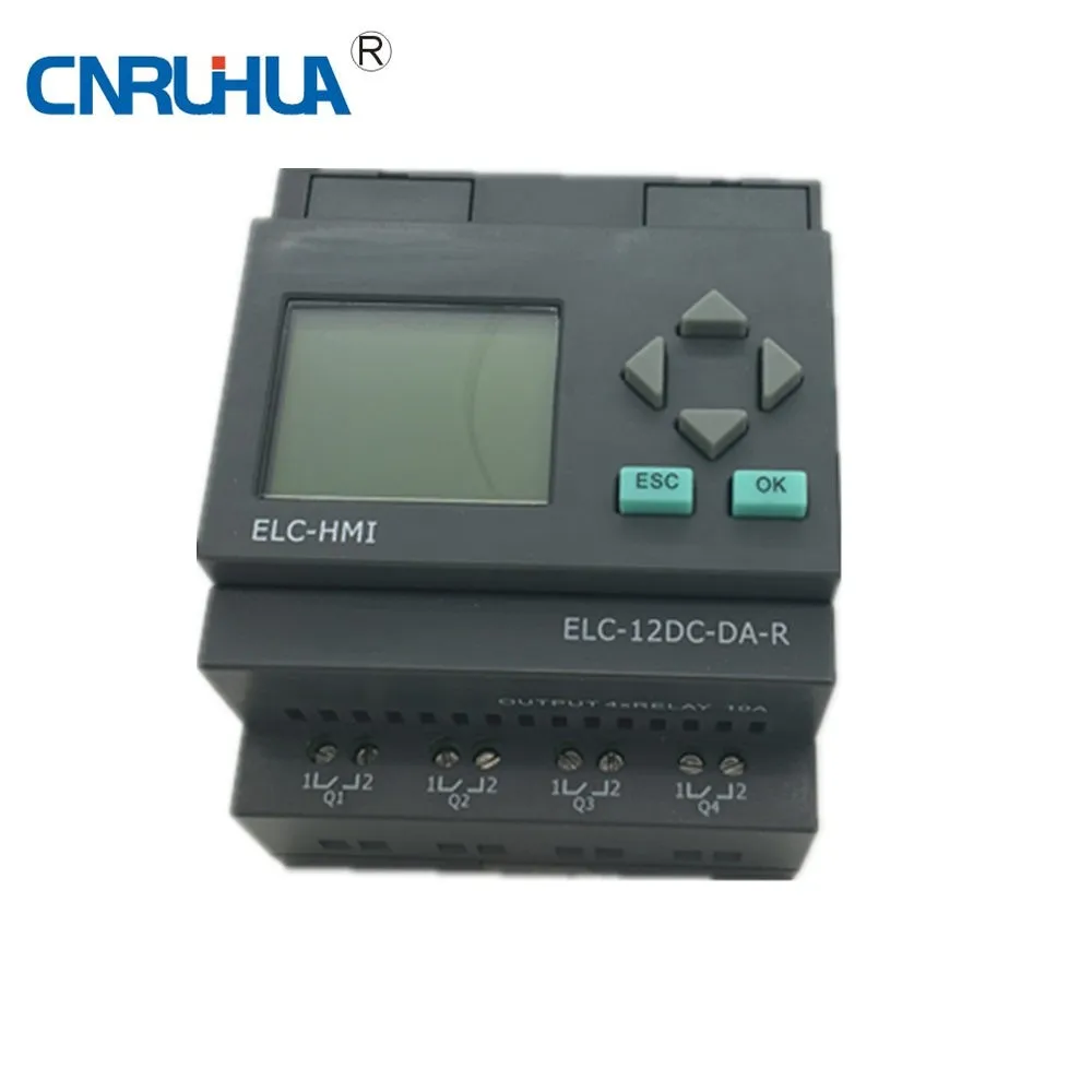 Analog Input 12v Mini Plc Logic Controller With Lcd - Buy Plc Logic ...