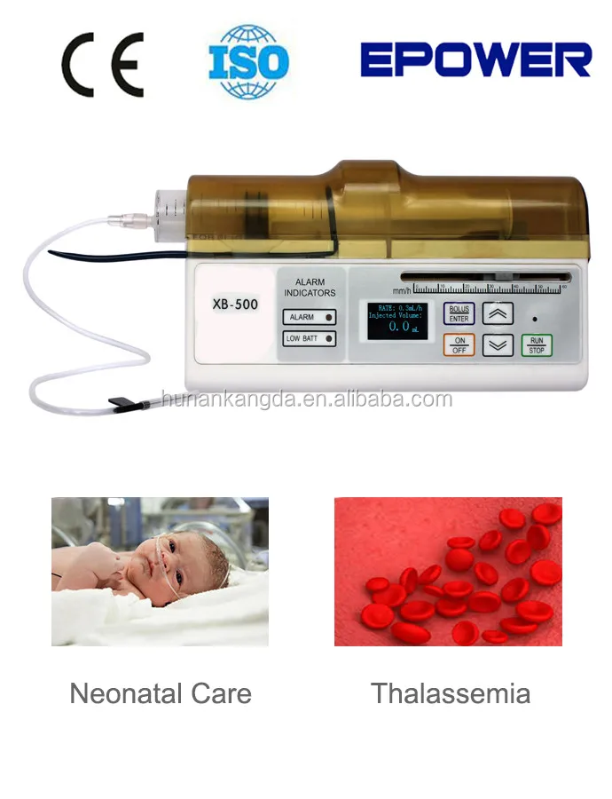 Portable Electronic Syringe Pump With 180g Light Weight - Buy ...