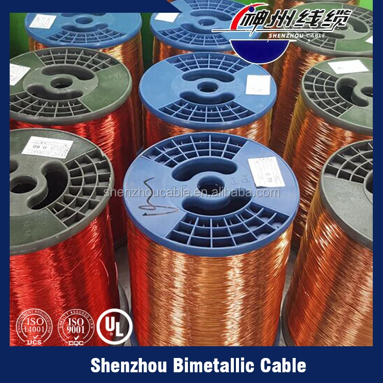 Wire Eiw/aiw/pew Enameled Copper Clad Aluminum Class 180 Polyester ...
