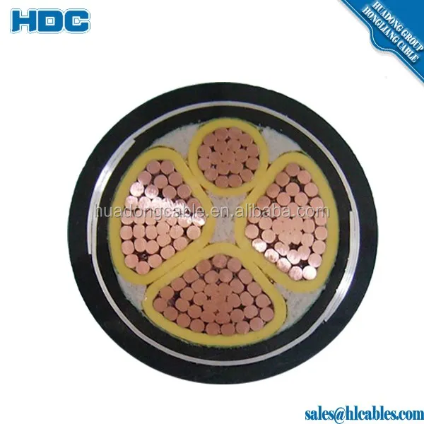 Lt Power Cable Cu/xlpe/pvc Sheathed 95mm2 150mm2 185mm2 3.5c Xlpe Cable ...