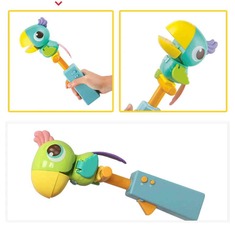 Voice Recording Bird Plastic Baby Talking Toy Parrot - Buy Talking Toy ...