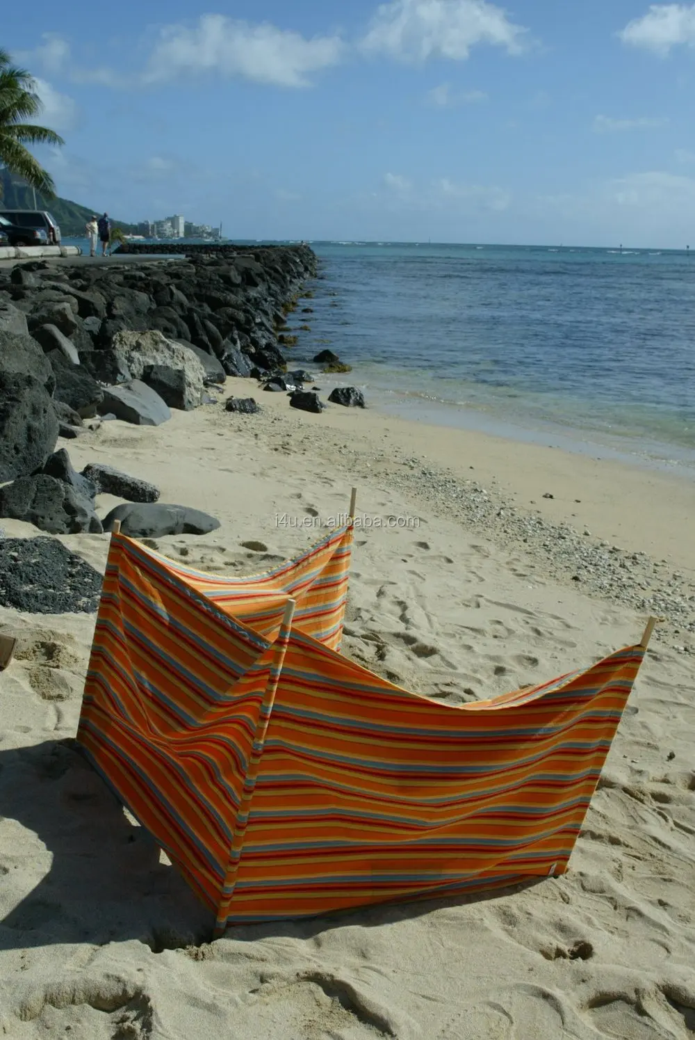 Beach Windbreak 5 Pole Wooden Windbreak Screen - Buy Beach Windbreak ...