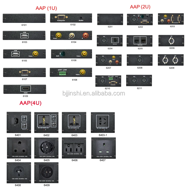 Golden Brushed Stainless Steel Electrical Floor Power Data Mounted ...