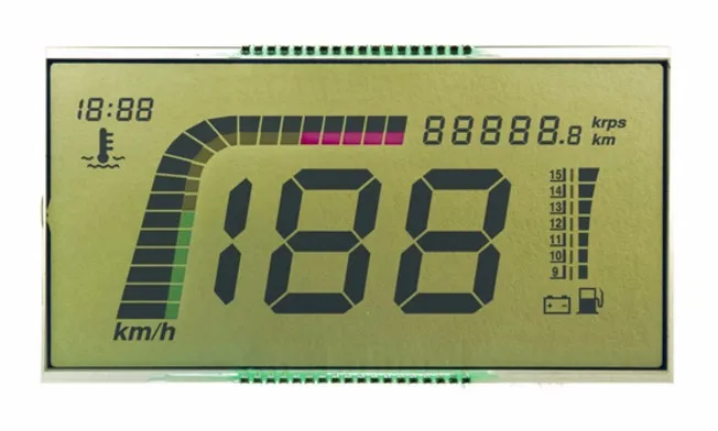 Custom Digit Segment Lcd Display Small Transparent Lcd Module Tn Positive Numeric 7 Segment Lcd ...