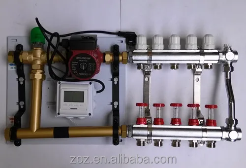 Underfloor Heating Control Mixing Valve And Pump - Buy Heating Manifold ...