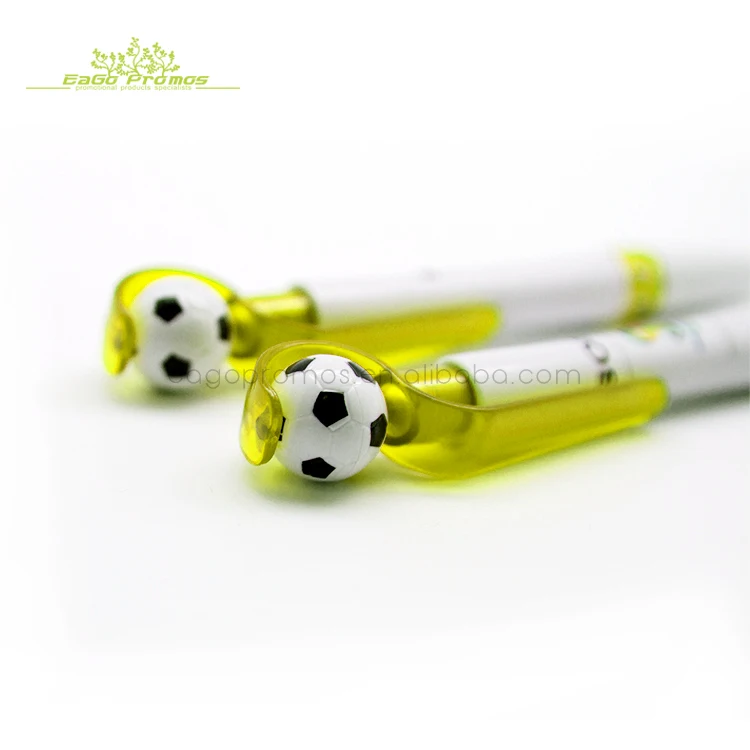 Shanghai Eago Promotional Novelty Gift Soccer Ballpoint Pen Football ...