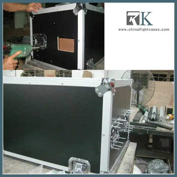 8U 19 Inch Rack Flight Cases - Amp Rack Case with Shock Mount