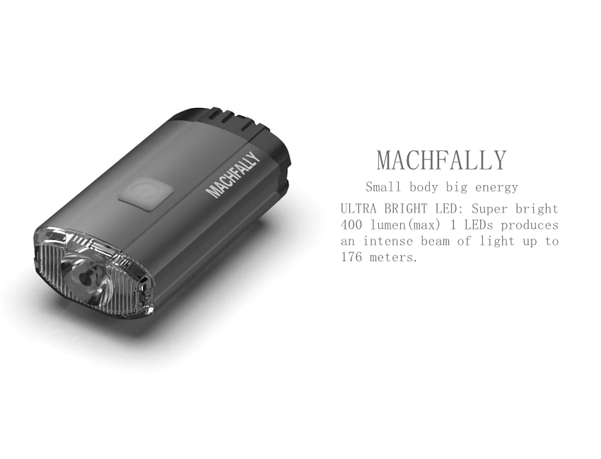 Machfally EOS080 LED Bicycle Light - High Brightness Safety