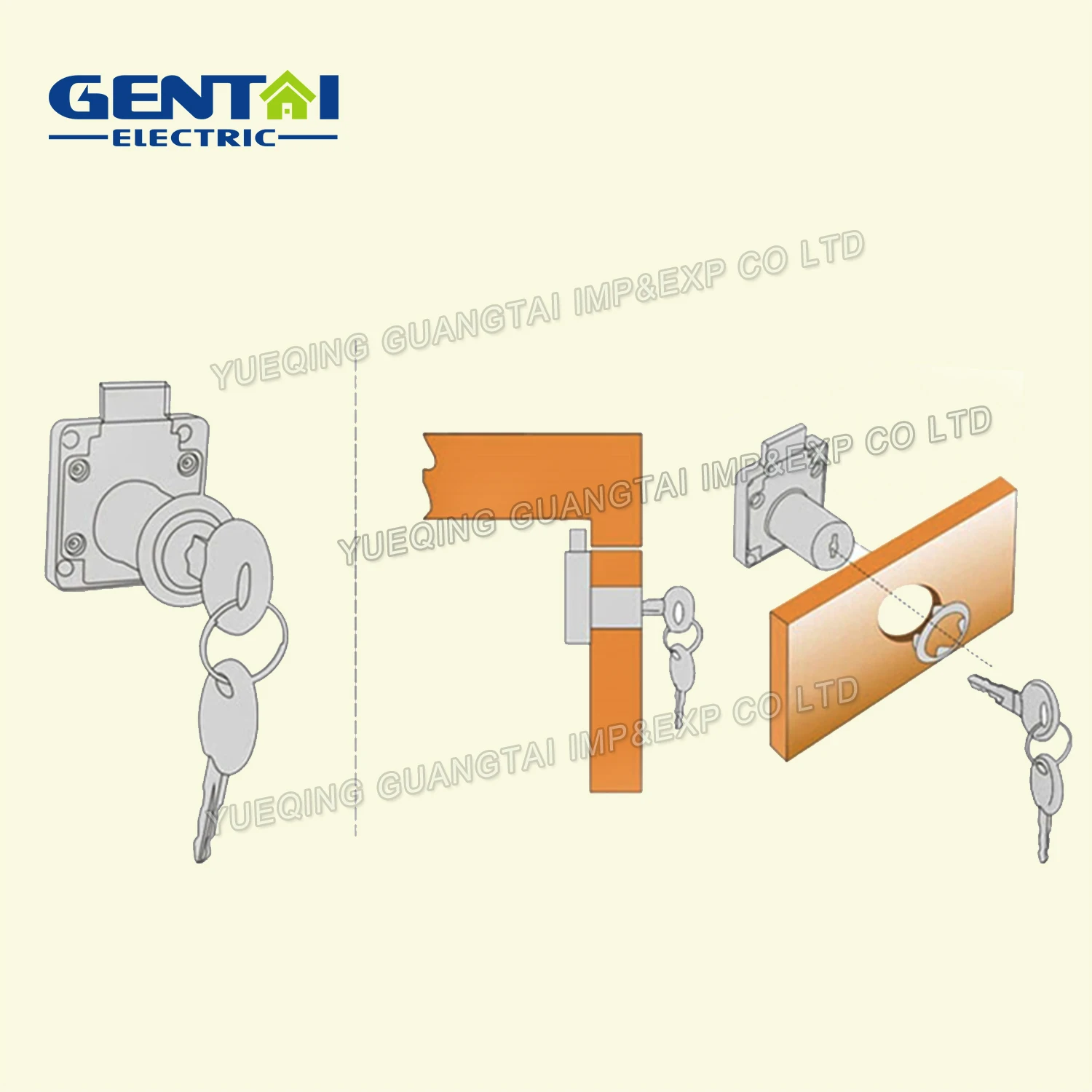 Security Furniture Drawer Lock 138-32,Xiaoboshi 138-22 Office Desk ...