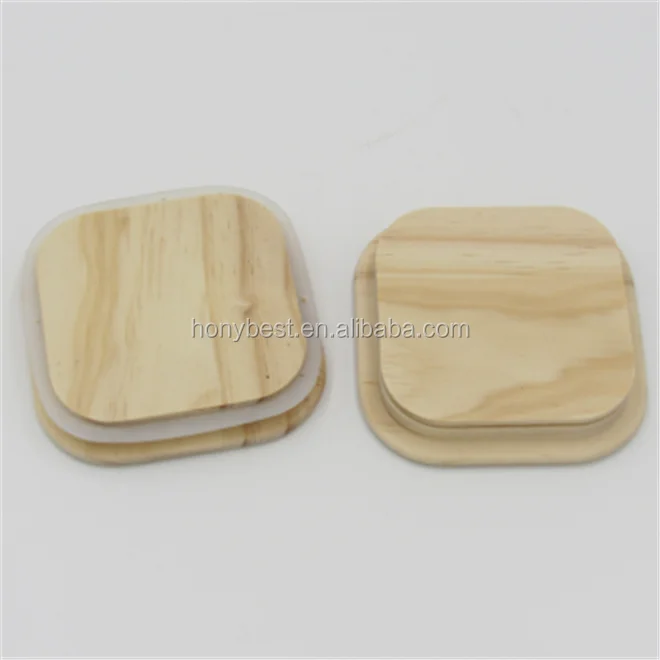 Custom Wood Lids with Rubber Gasket for Weck & Mason Jars
