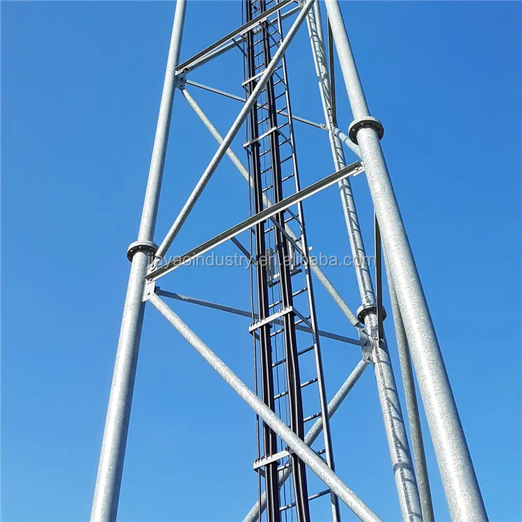 Free Standing Three Legged Tubular Self Antenna Telecommunication Tower ...