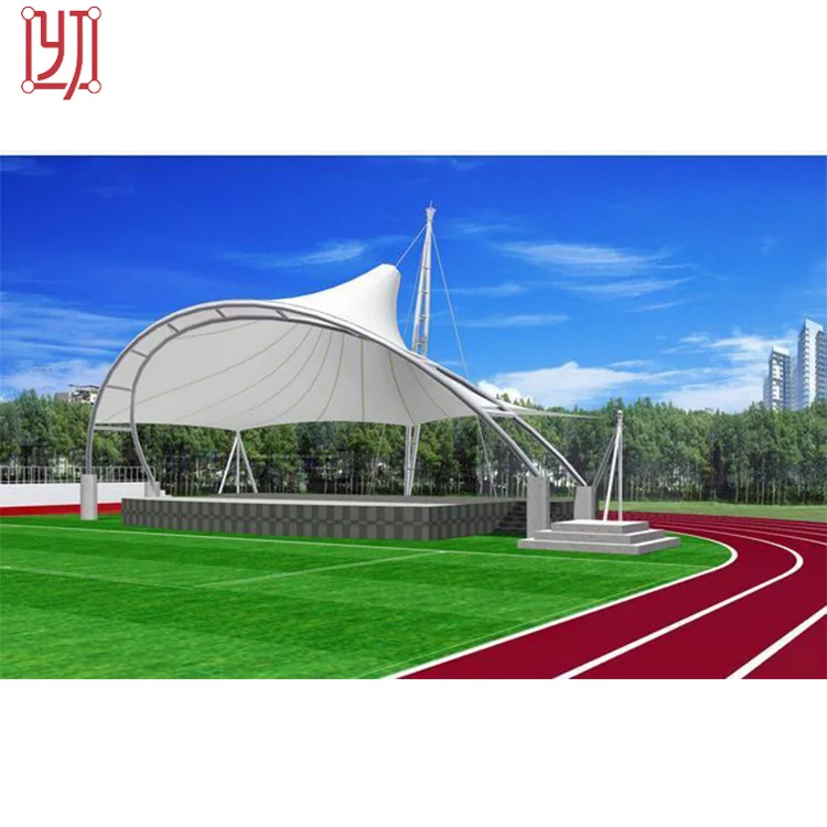 Pvc/pvdf/ptfe/etfe Membrane Structure Stadium Roofing - Buy Pvc/pvdf ...