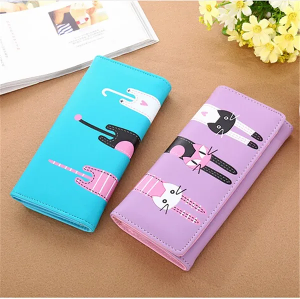 2017 New Girls Long Wallet For Women Cute Young Girl Wallet - Buy ...