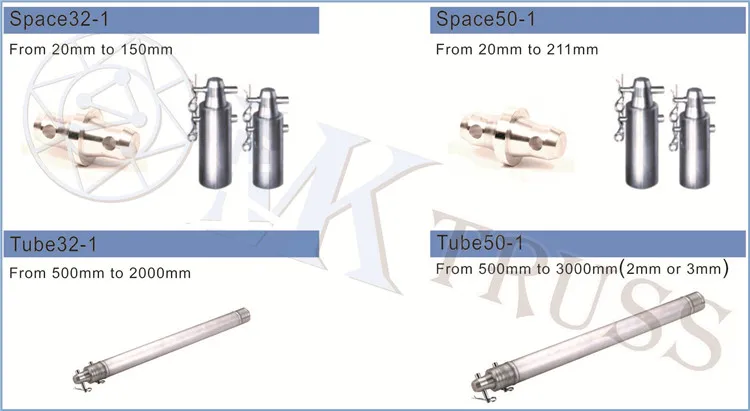 Aluminum Spigot Truss Accessories With Hinge/ Pin/ Half-conical And R ...