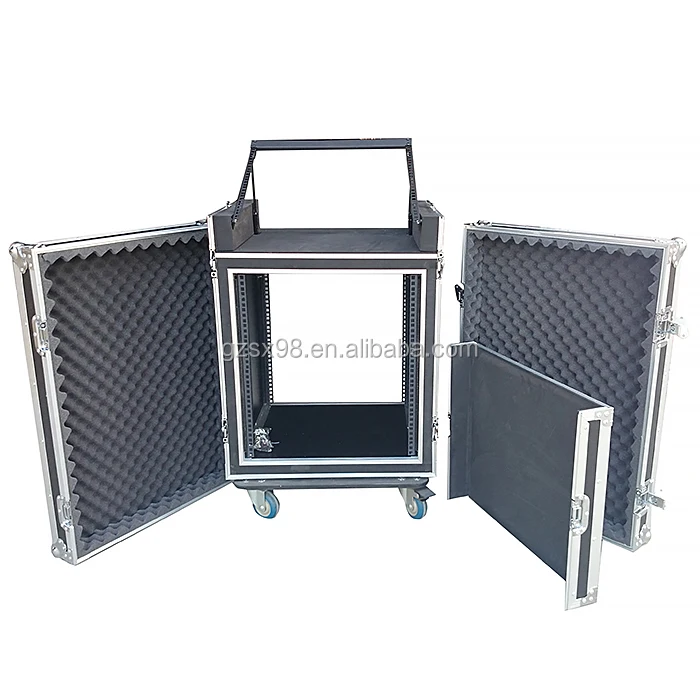 12u Double Layer Amplifier Rack Case With 3 Doors - Buy Rack Case ...