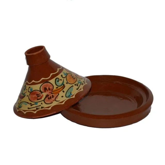 Glazed Mexican Traditional Terracotta Cookware Clay Bean Pot With Lid ...