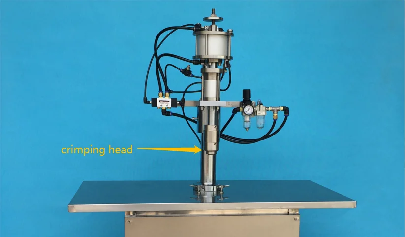 Qgbfk Small Semi Manual Aerosol Can Valve Crimping Machine - Buy Manual ...