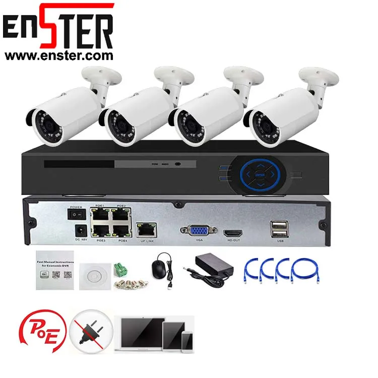 Enster Professional Full Hd Outdoor 1080p Ip Camera Security Cctv ...