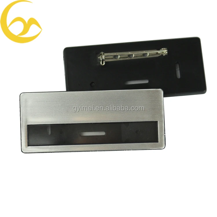 Zinc Alloy Doming Logo Metal Name Badge Name Plate Badges With Safety ...