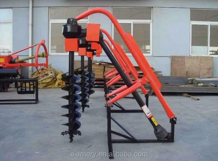 Hydraulic Feed Post Hole Digger Machine For Hole Drilling - Buy Hole ...