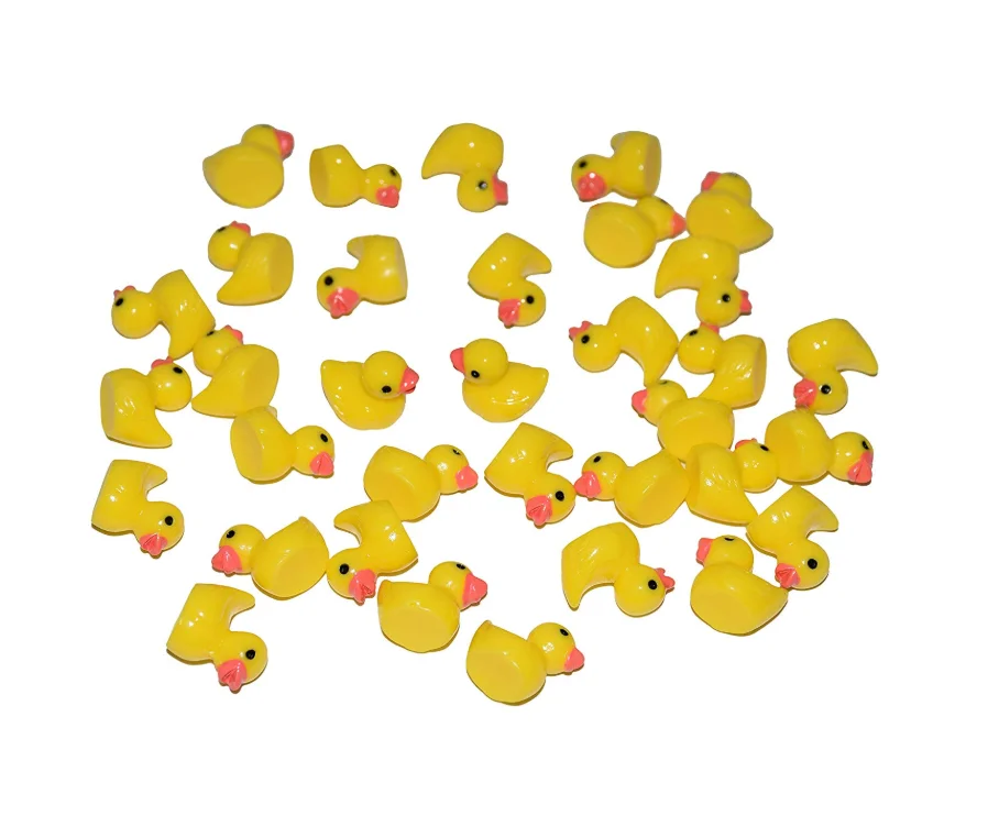 Mini Duck Figures - DIY Resin Slime Charms Decorations