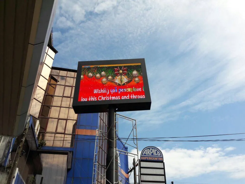 Outdoor Advertising Programmable Led Sign Board P8 Led Display - Buy ...
